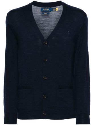 Polo Ralph Lauren cardigan en laine - Bleu