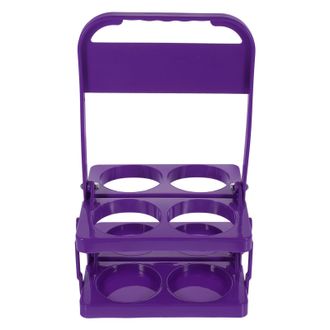 OSALADI Tragbarer Kunststoff Bierkorb Faltbar mit Griff Getr&auml;nkehalter f&uuml;r Bierflaschen und Wein Geeignet f&uuml;r Bars und Restaurants Praktisches Aufbewahrungssy