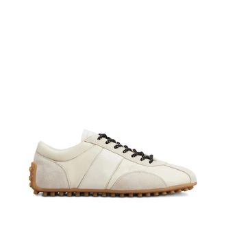 Tod's Sneakers mit Ziern&auml;hten und Schn&uuml;rung - - Shoes - Damen - Beige - 38 EU