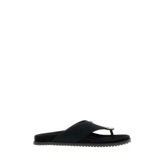 Dolce & Gabbana Logo Flip Flops - - Shoes - Herren - Schwarzk - 41 EU