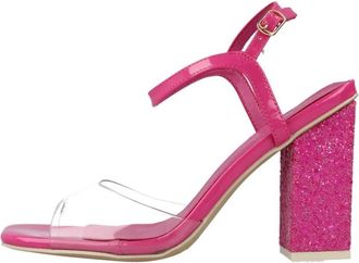 Menbur Sandalia Vinilo Tac&oacute;n Geomet - - Shoes - Damen - Rosa - 37 EU