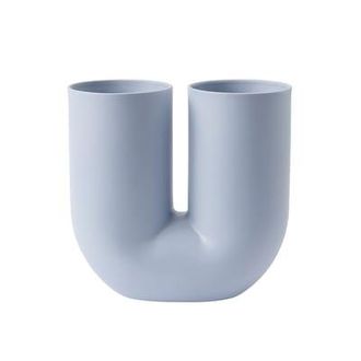 MUUTO Vase Kink - Bleu - Céramique - Designer Earnest Studio