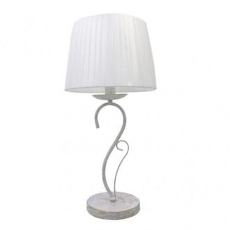 Fabrilamp Tischlampe mit Schirm amsterdam Wei&szlig;/Gold 50x25x25 Cm Fabrilamp