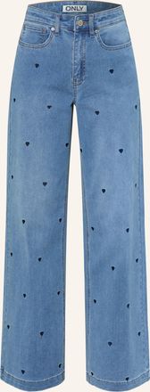 Only Wide Leg Jeans blau