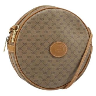 Gucci Sac bandouli&egrave;re Vintage Micro Small GG Canvas Pre-owned - Femme - Pre-owned - Beige - Taille: ONE Size