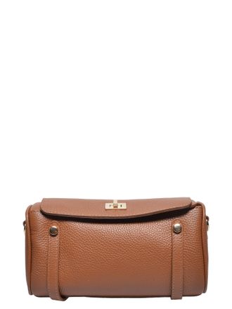 Anna Luchini Braun Rindsledertasche