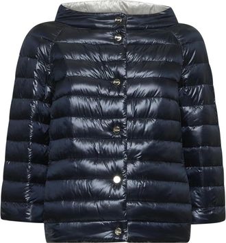 Herno Femme, Vestes, Bleu, Taille: 40 FR Doudoune R&eacute;versible Bleu/Gris