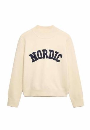 Marks and Spencer Pull Coupe &agrave; col chemin&eacute;e avec Texte Femmes L