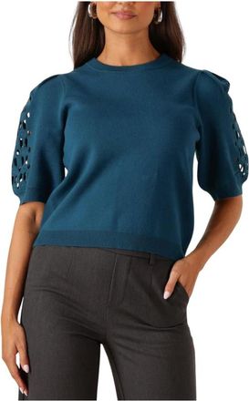 Object Object, Damen, Strickwaren, Blau, LGr&ouml;&szlig;e