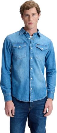 Lee Homme, Chemises, Bleu, Taille: 2XL Chemise en jean