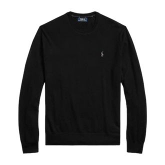 Ralph Lauren Rundhals-Strickpullover - - Knitwear - Herren - Schwarzk - 2XL