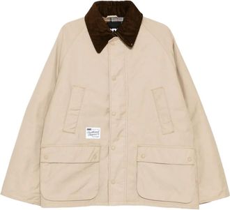 Fingercroxx veste à col en velours côtelé - Tons neutres