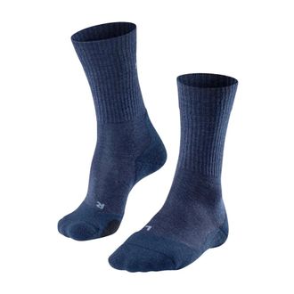 Falke Homme, Sous-v&ecirc;tements, Bleu, Taille: ONE Size Chaussettes Mi-Mollet en Laine TK2