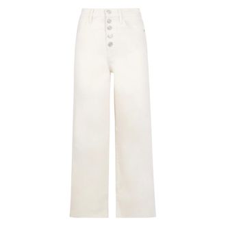 Frame Denim Femme, Jeans, Blanc, Taille: W24 Jean à jambe large