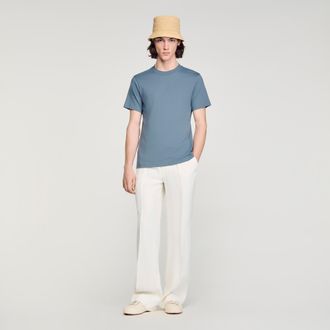 Sandro T-Shirt aus Baumwolle