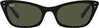 Ray-Ban unisex, Accessoires, Noir, Taille: 55 MM Lady Burbank Lunettes de soleil