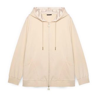 Fiorella Rubino Damen, Sweatshirts & Hoodies, Beige, LGr&ouml;&szlig;e