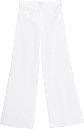 Mother Femme, Jeans, Blanc, Taille: W24 Jeans Jambe Large