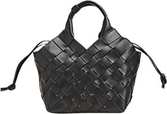 Cala Jade Femme, Sacs, Noir, Taille: ONE Size Misu Woven Leather Bag