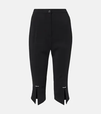 MUGLER Pantalon Pierced raccourci