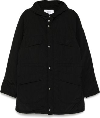 Maison Kitsun&eacute; Parka mit Kapuze - Schwarz
