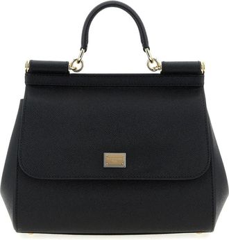 Dolce & Gabbana Dauphine Henkeltasche - - Bags - Damen - Schwarzk - ONE SIZE