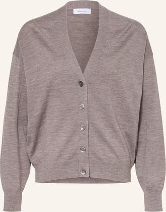Darling Harbour Darling Harbour Strickjacke Aus Merinowolle beige