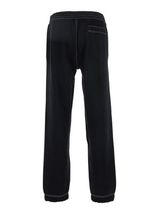 Givenchy Mens Black Jogger Pants With 4g Embroidery Cotton Trousers