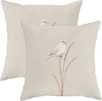 Generic Herbsttauben Sofakissen Modern Kissenbezug Dekorative Kissenh&uuml;lle F&uuml;r Heimdekoration Schlafzimmer Hotel 45X45Cm 2Er Set