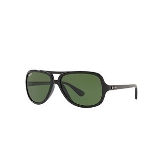 Ray-Ban Rb4162 Sonnenbrillen Schwarz Fassung Gr&uuml;n Glas Polarisiert 59-15