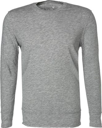 Juvia Herren Longsleeve grau Baumwolle