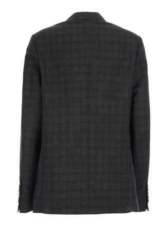Dries Van Noten Womens Double-Breasted Jacket Barrysta Brown Wool Blazers