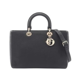 Dior Sac cabas en cuir Pre-owned - Femme - Pre-owned - Noir - Taille: ONE Size