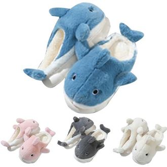 Generic Pantoufles en peluche pour femme - Pantoufles amusantes - Pour lhiver - Confortables - Chaussons moelleux - Dessin animé - Chaussons de maison mignons