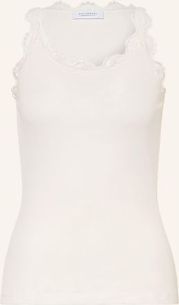 Rich & Royal Top Mit Spitze weiss