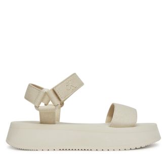 Calvin Klein Jeans Sandalen Calvin Klein Jeans Sandal Velcro Webbing Mg YW0YW01693 &Eacute;cru