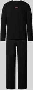 HUGO BOSS Regular Fit Pyjama aus reiner Baumwolle Modell IVARA SET