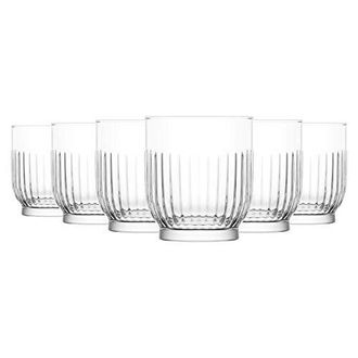 LAV 6X Clair 330ml Tokyo Verres &egrave; Whisky - Verre Eau Vin Whisky Gin Jus Cocktail Buvant Verrerie Tasse Ensemble