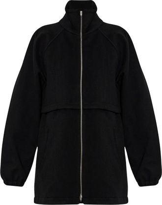Jil Sander Wolljacke mit Stehkragen - - Jackets - Damen - Schwarzk - L
