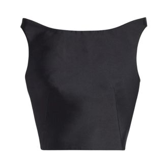 Jil Sander &Auml;rmellose Oberteile - - Tops - Damen - Schwarzk - S