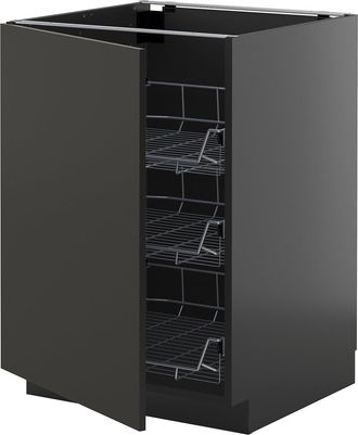 IKEA METOD Unterschrank mit Drahtkörben