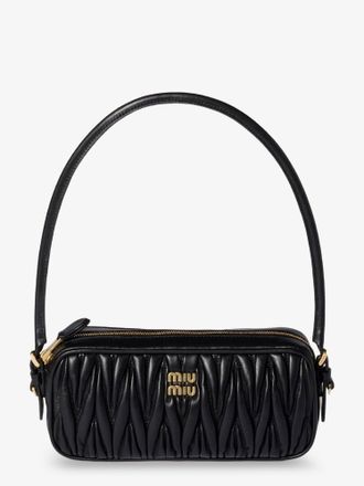 Miu Miu Matelass&eacute; leather shoulder bag - MIU MIU - gender_Woman