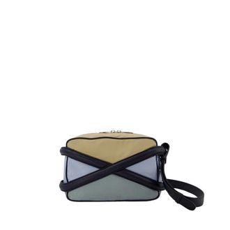 Alexander McQueen Multifarbene Leder Crossbody Kameratasche - - Bags - Herren - Mehrfarbig - ONE SIZE