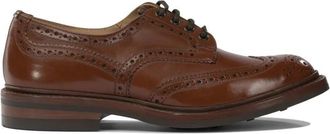 Trickers Brogue Derby Shoes - Gr. 8 - in Schwarz