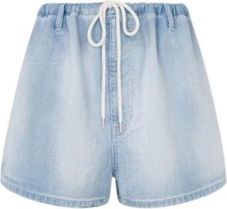 Moschino Femme, Shorts, Bleu, Taille: 40 FR Denim Shorts