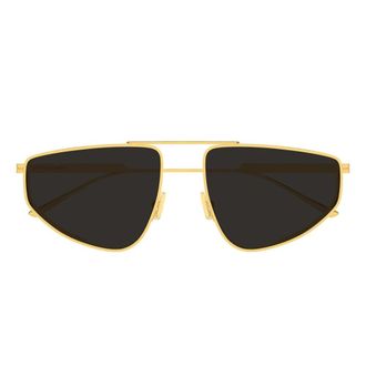 Bottega Veneta Femme, Accessoires, Jaune, Taille: 59 MM Lunettes de soleil Aviateur