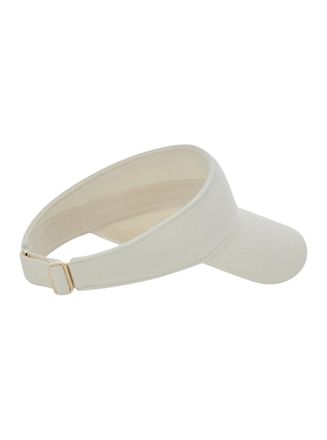 Helen Kaminski Womens Visor Berkley White Wool Hat