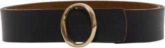 Orciani Ceinture Double P&ecirc;che - Femme - Accessoires - Brun - Taille: 90 CM