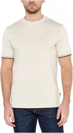 HUGO BOSS Homme, Tops, Beige, Taille: XL T-shirt coupe d&eacute;contract&eacute;e