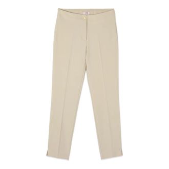 Oltre Stovepipe Hosen - - Trousers - Damen - Beige - XS